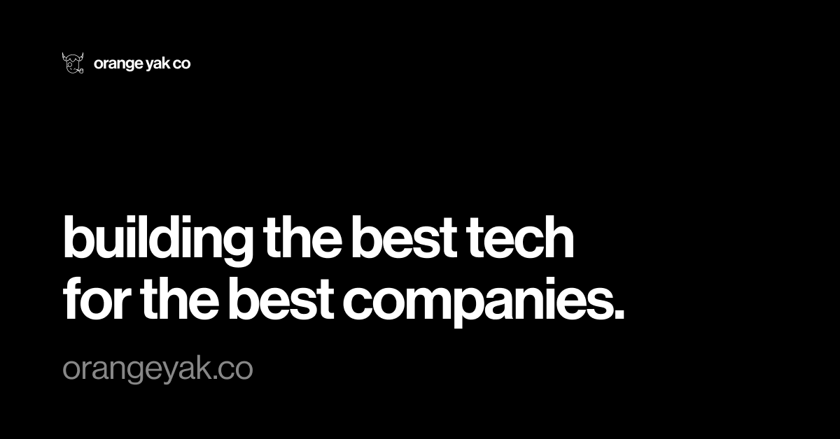 Home | Orange Yak Co